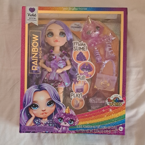 Rainbow High | Toys | Rainbow Violet Willow Doll With Slime Kit | Poshmark